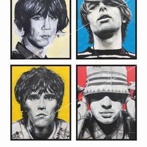 The Stone Roses A2 Art Print - Etsy Canada