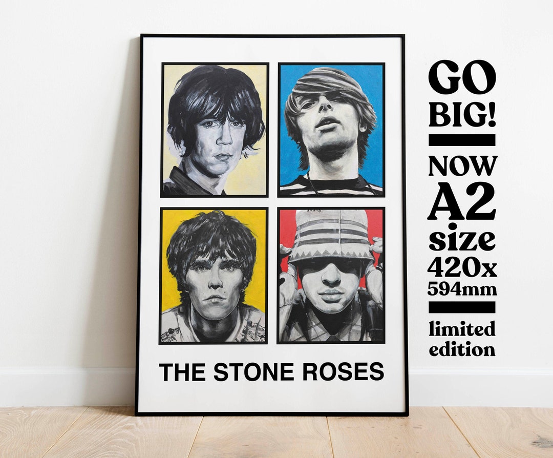 The Stone Roses A2 Art Print - Etsy Canada