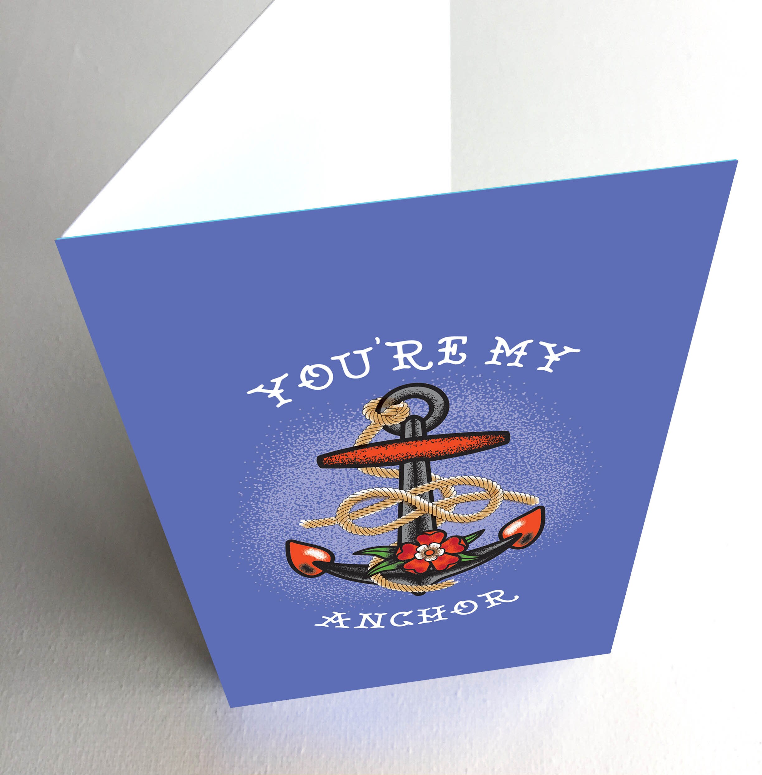 You're My Anchor Greeting Card - Etsy