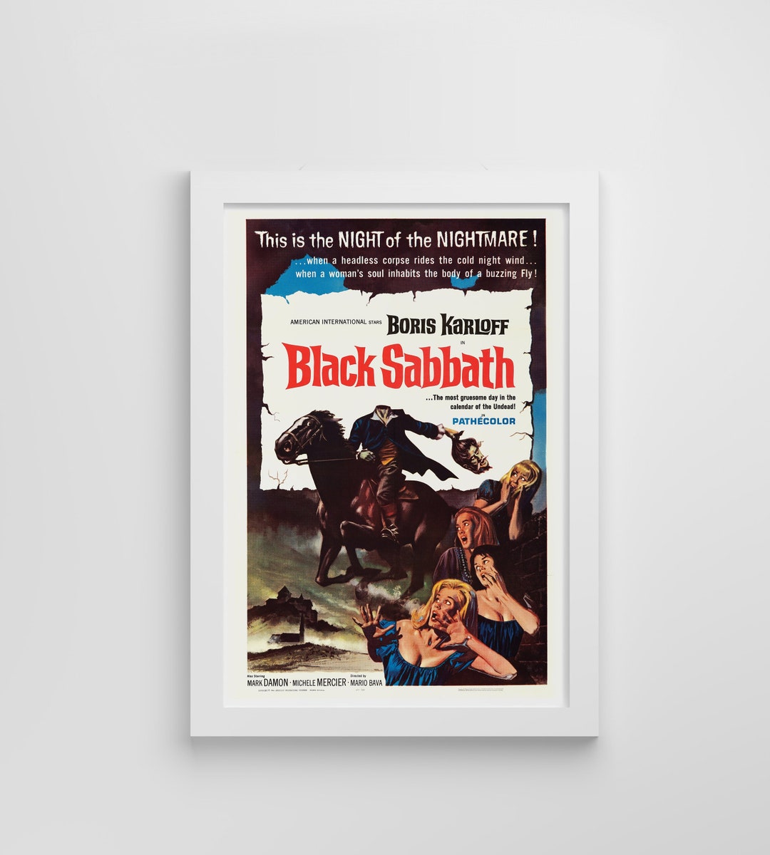 Black Sabbath Movie Poster - Etsy