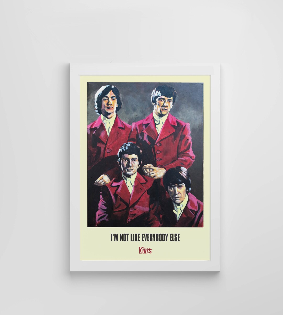 The Kinks A3 Pop Art Print - Etsy