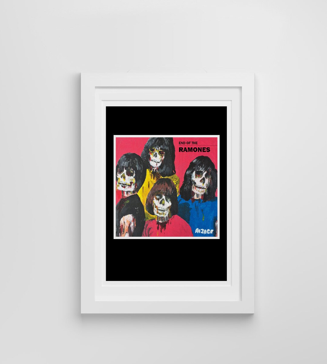 DEAD RAMONES A3 Art Print - Etsy