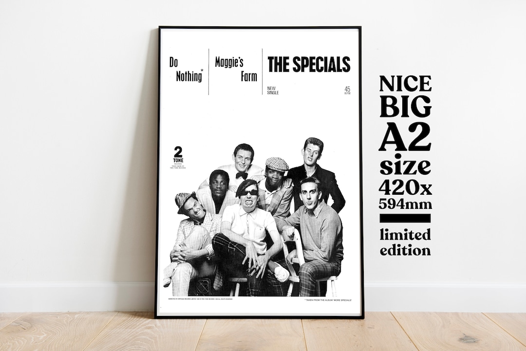 The Specials Do Nothing Advert Poster - Etsy UK