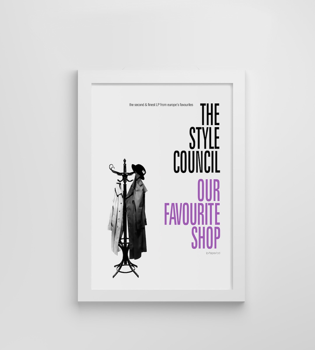 The Style Council A3 Poster - Etsy 日本
