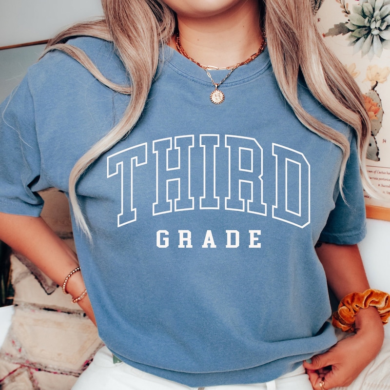 3rd Grade Teacher Shirt - Etsy