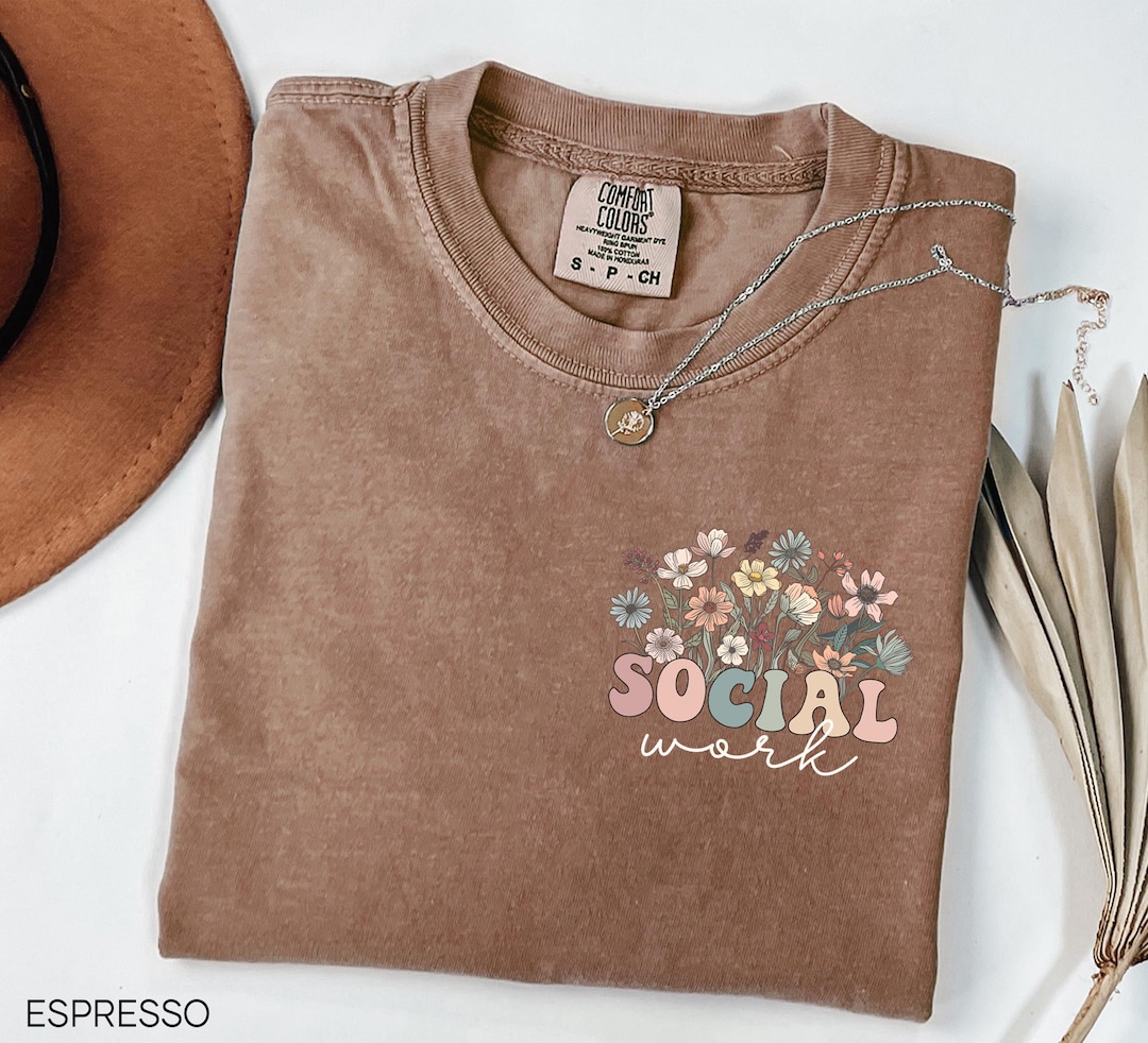 Comfort Colors® Social Work Shirt, Gift for Social Worker Shirts ...