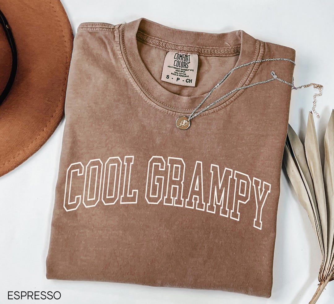 Comfort Colors® Cool Grampy Shirt, Father's Day Shirt, Cool Grandpa ...