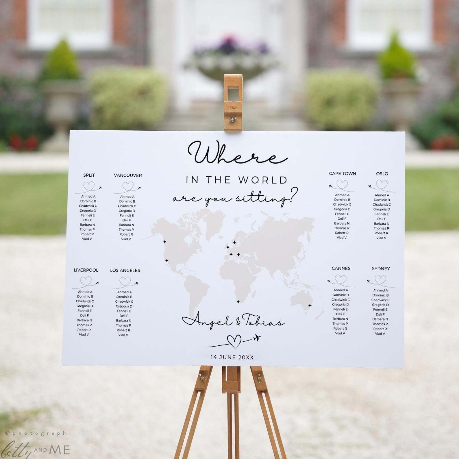 Where in the World Are You Sitting Table Plan, World Map Seating Plan ...