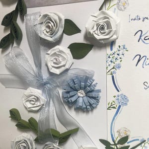 Wedding Keepsake: Shadow Box Flowers Quilling Art, - Etsy
