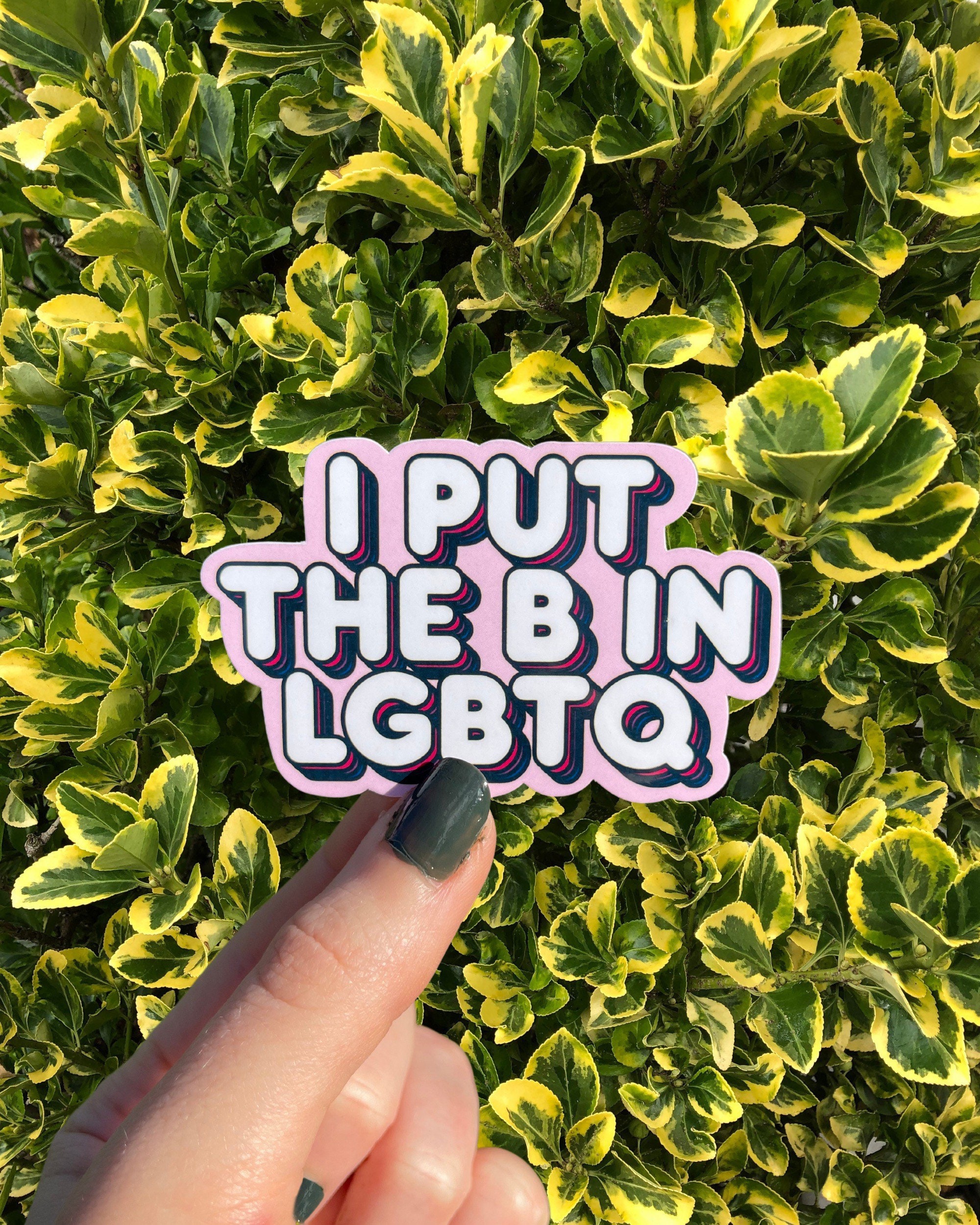 Bi Sticker Bisexual Pride Bumper Sticker I Put the B in - Etsy
