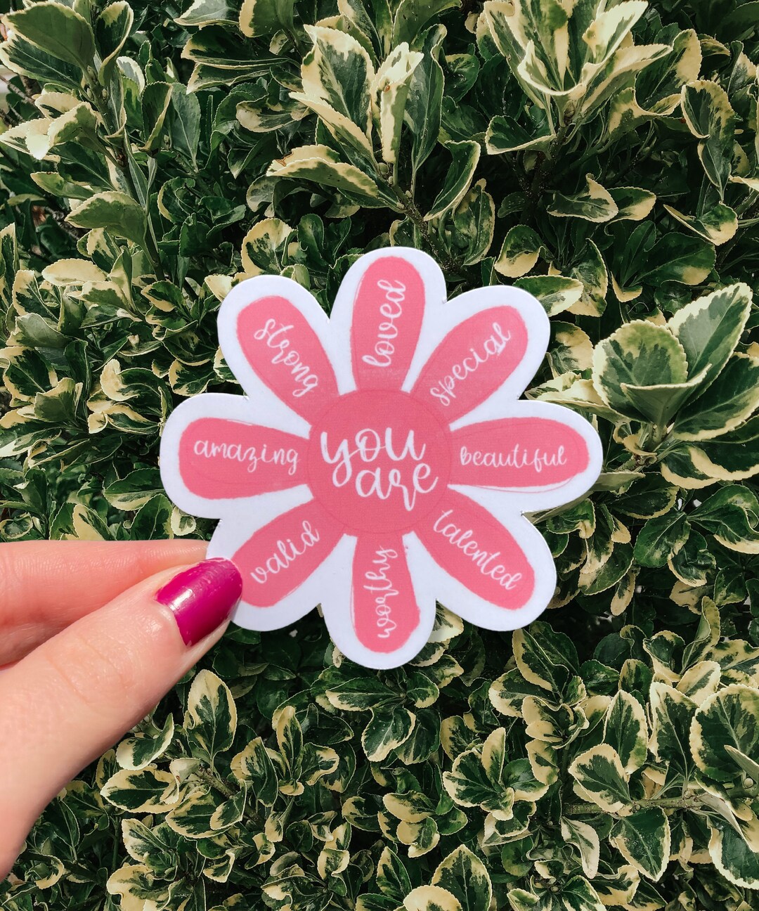 Self Love Sticker, You Are Loved Sticker, Affirmations Bumper Sticker ...
