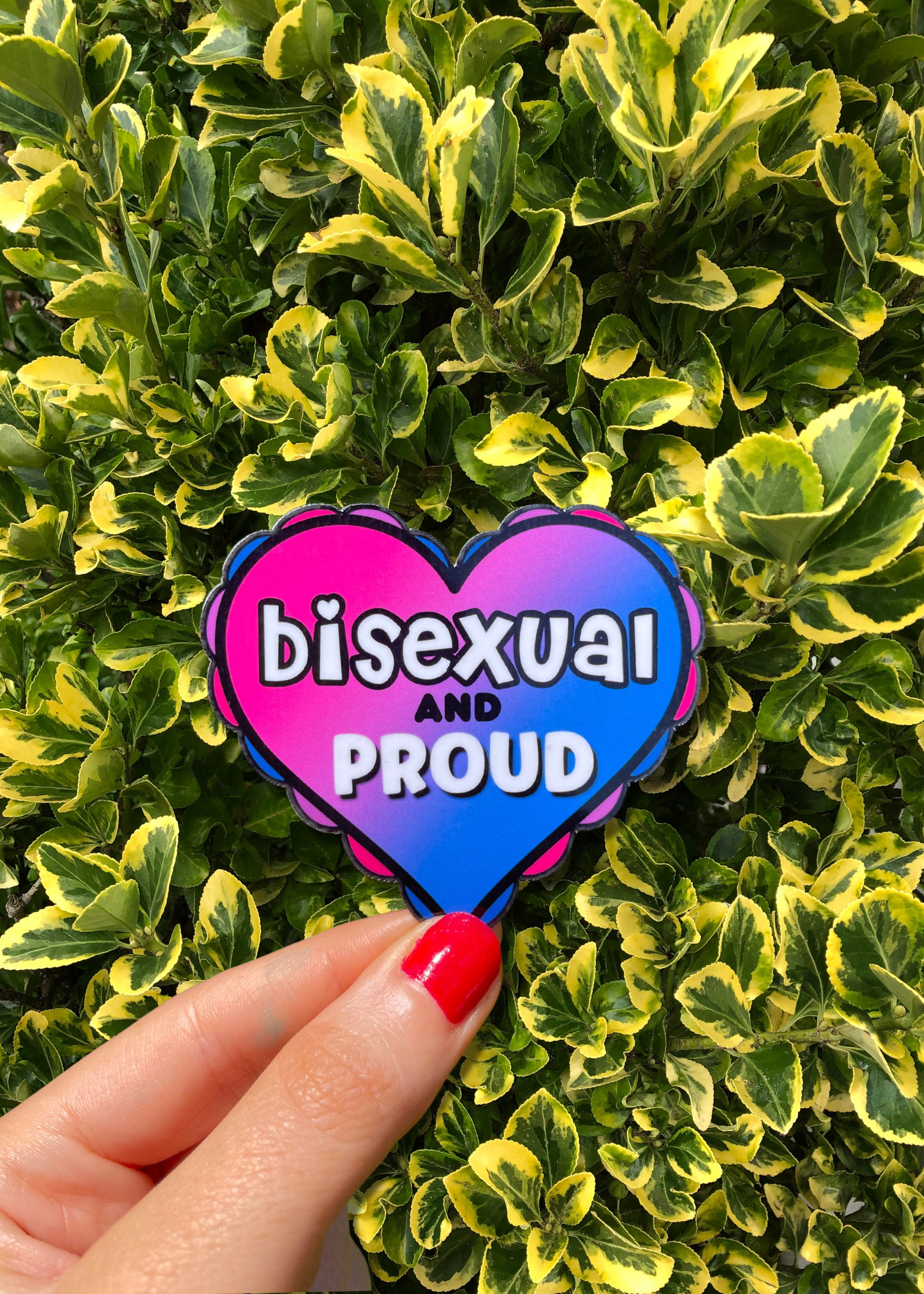 Bisexual Stickers and Bumper Stickers Bi Pride Flag Rainbow - Etsy