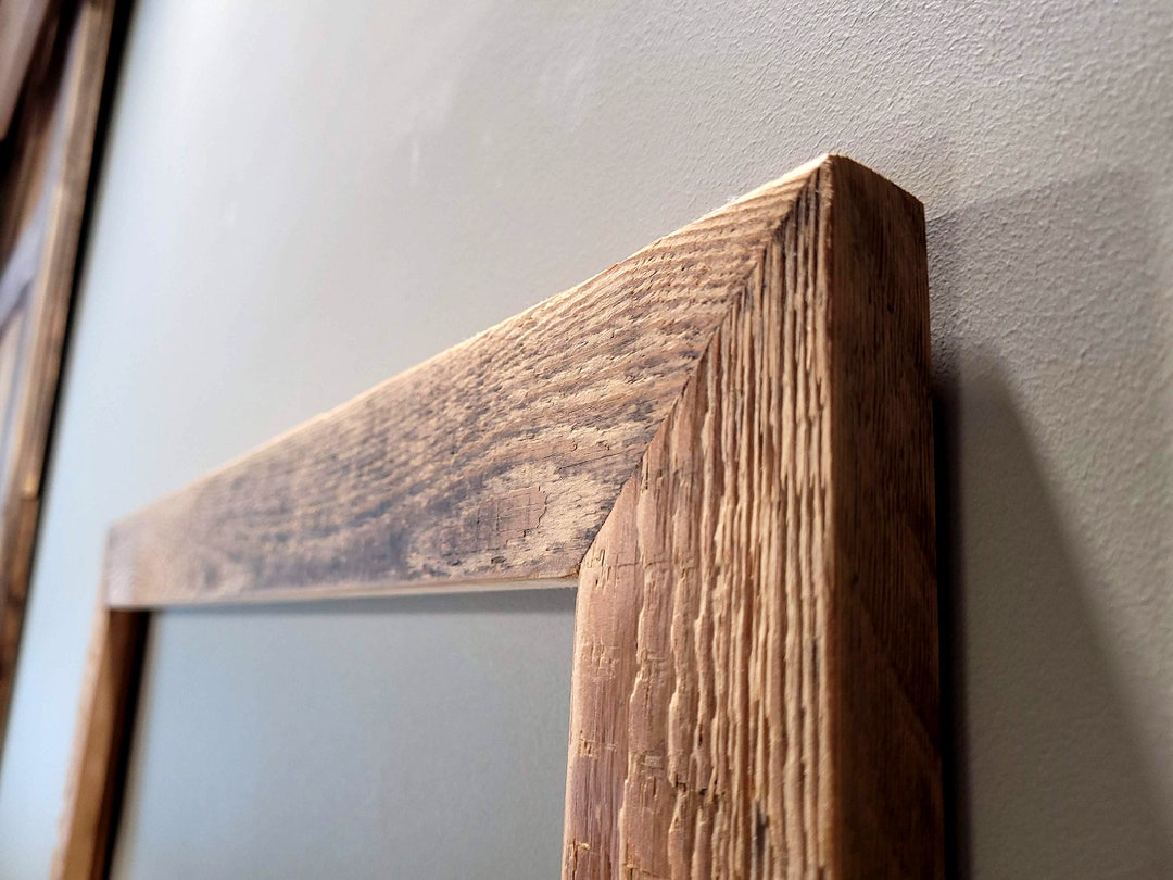 Picture Frame Made of Reclaimed Wood, Photo Frame, Rustic Wall Decor ...