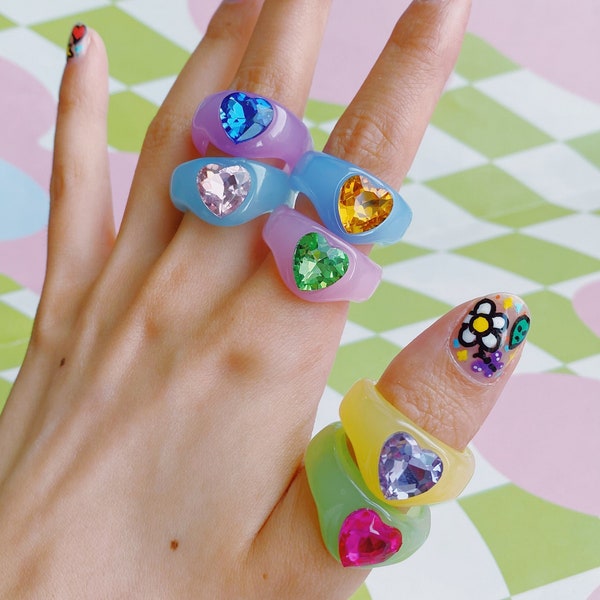 Y2k Rings - Etsy