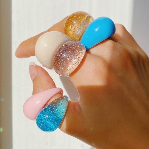 Resin Rings - Etsy