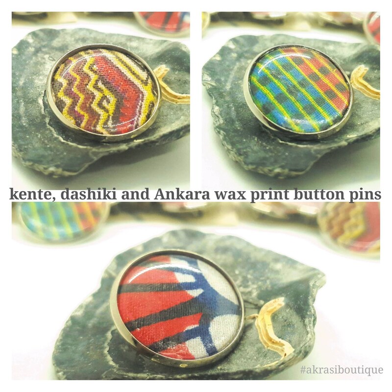 Kente Lapel Pin - Etsy