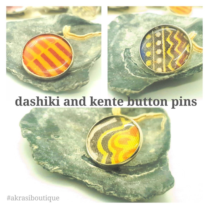 Kente Lapel Pin - Etsy