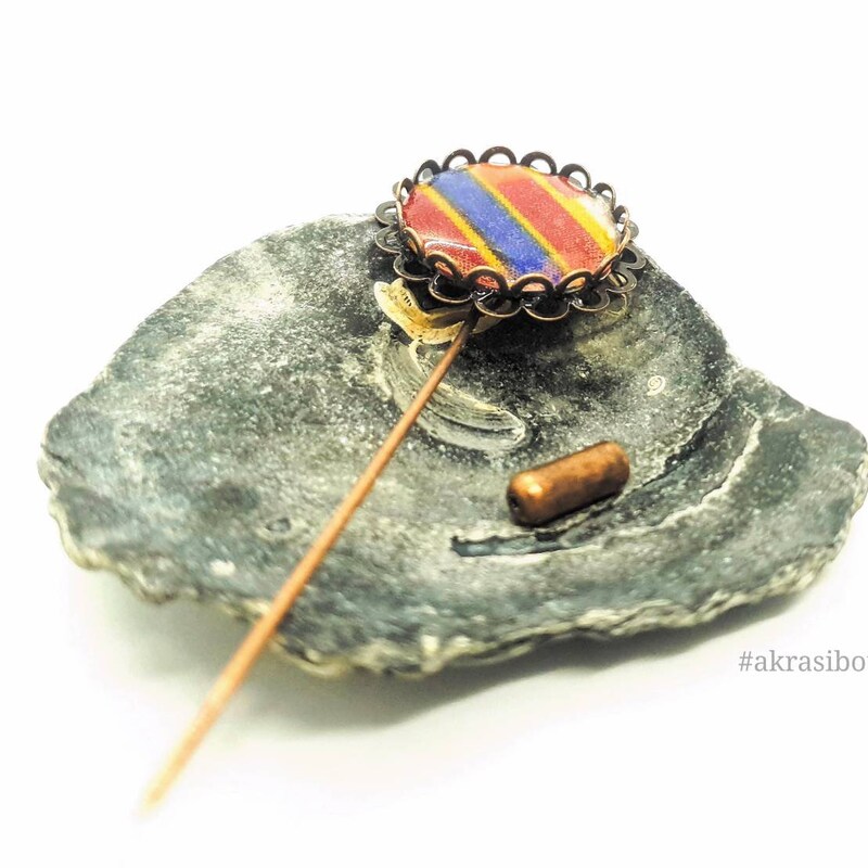 Kente Lapel Pin - Etsy