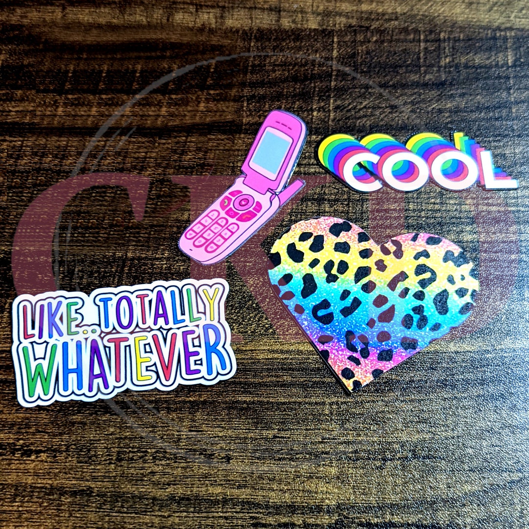 90s Themed Stickers Single or Bundle - Etsy