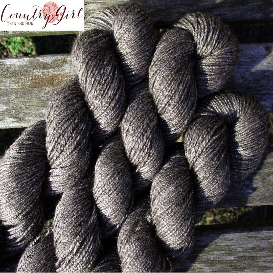 Yak & Silk NATURAL WARM GRAY Fiddlehead Fingering Undyed Luxury Yarn 50gr 218yds - Etsy