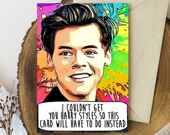 Harry Styles Card | Etsy