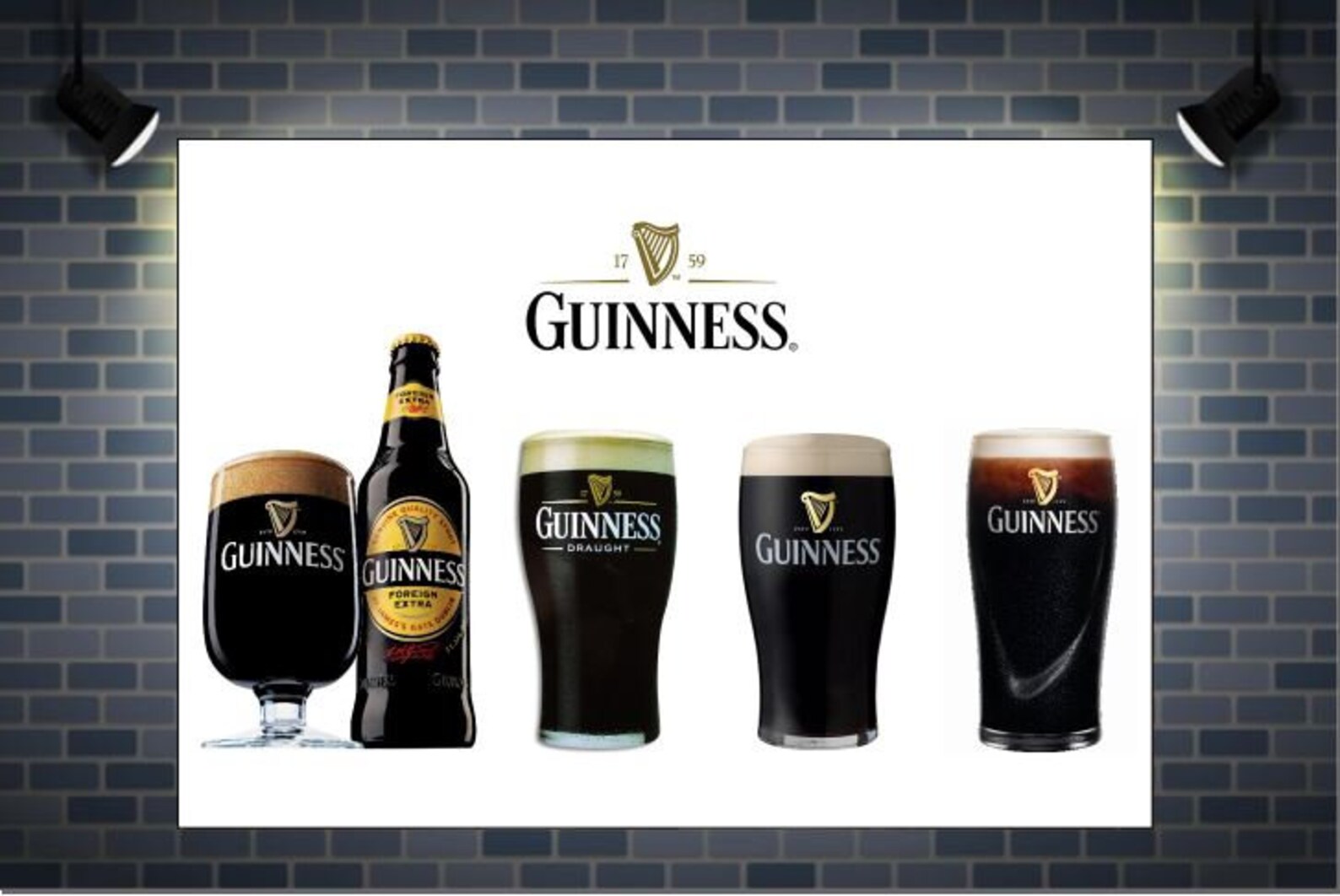 Bar Sign Metal Wall Sign Plaque Art Wall Plaque Guinness | Etsy