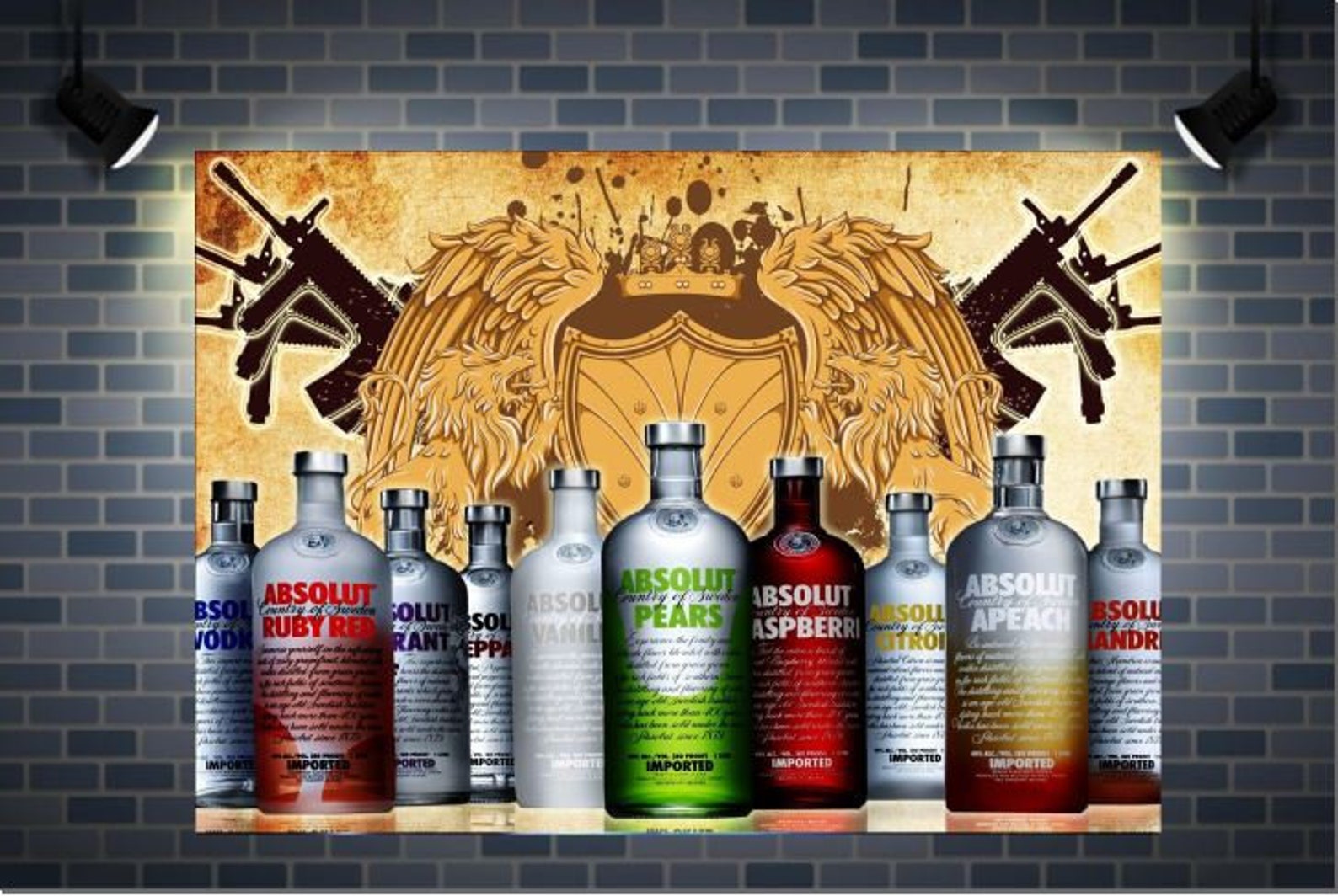 Vodka Sign Metal Wall Sign Plaque Art Wall Plaque Bar | Etsy