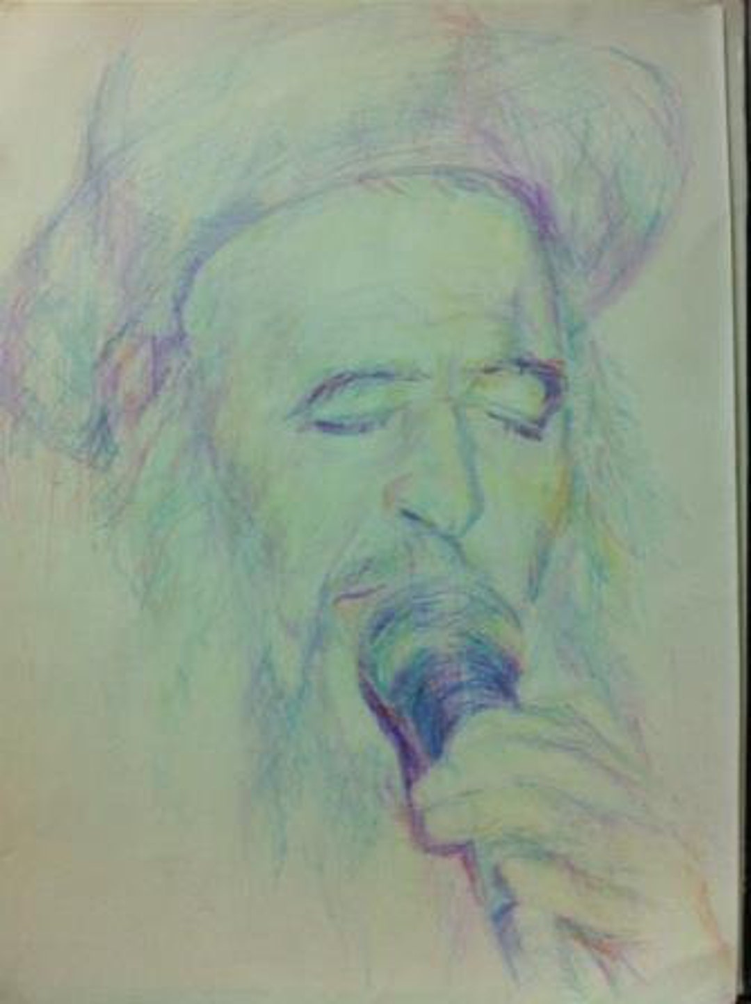 Pencils Sketch Jewish Art Israeli Art Jewish Gift Pencil on Paper ...