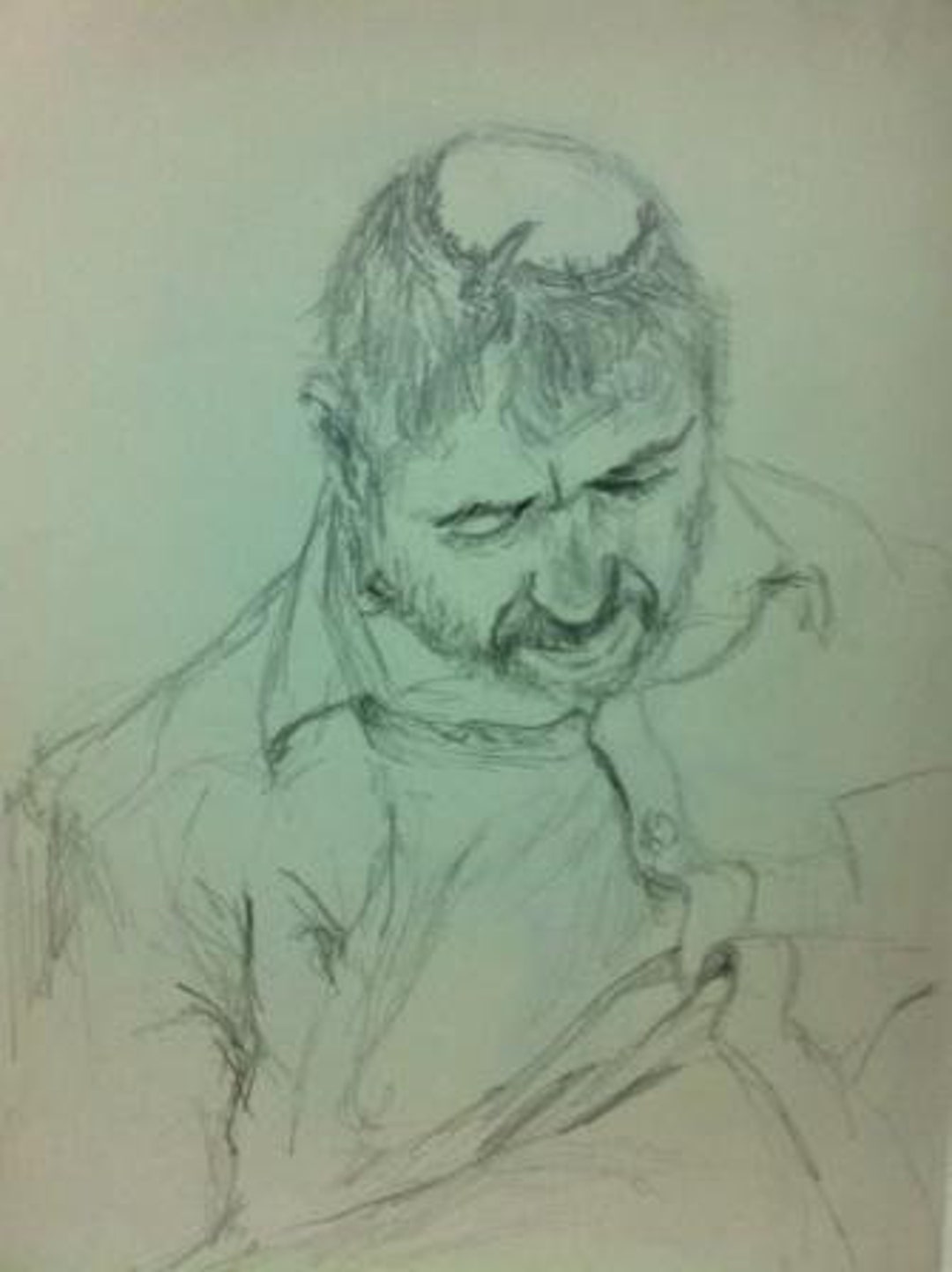 Father Realistic Sketch Pencil Drawing Portrait Family Portrait - Etsy