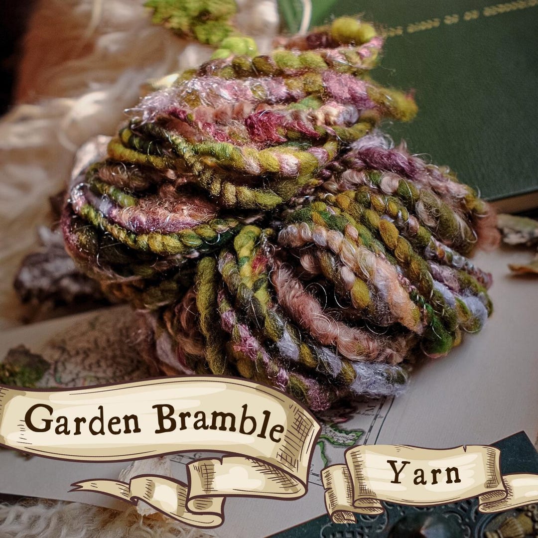 Garden Bramble Spiral Art Yarn, Sold in 10 Yard Increments & Made to ...