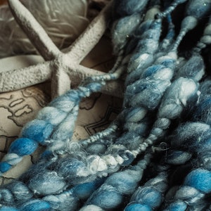 Oceanic Waves Thick and Thin Art Yarn, Sold in 5 Yard Increments & Made ...