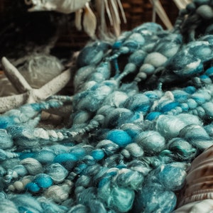 Oceanic Waves Thick and Thin Art Yarn, Sold in 5 Yard Increments & Made ...