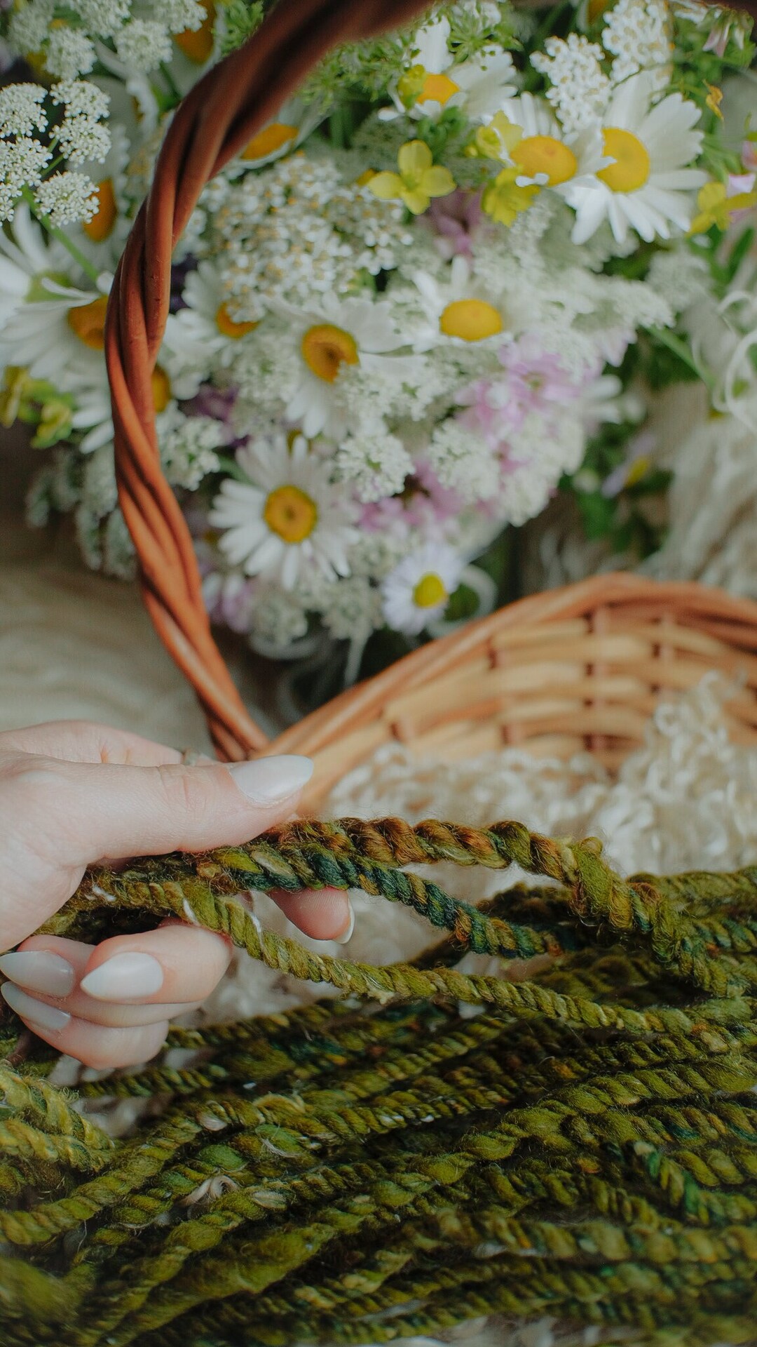 Forest Vines 3 Ply Art Yarn, 10 Yard Increments & Made to Order - Etsy