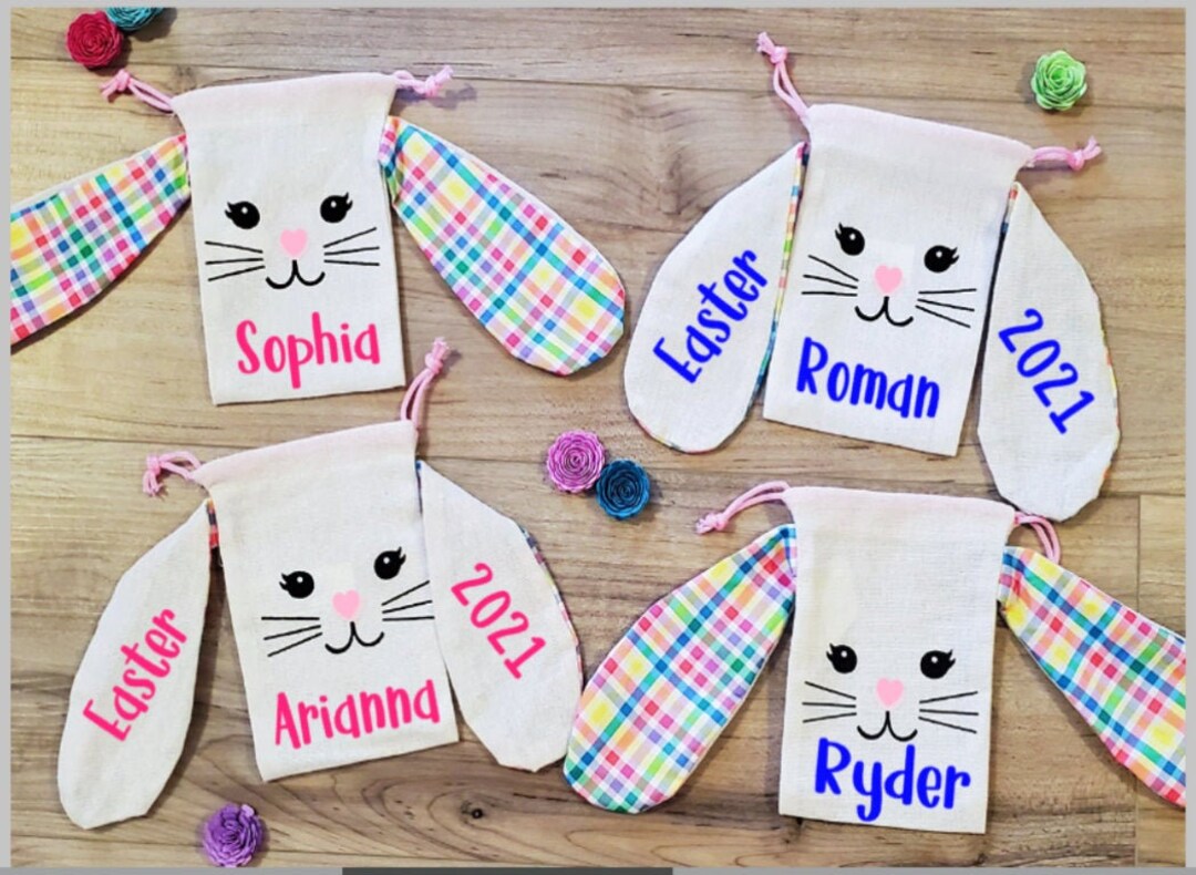 Easter Treat Bags, Candy Bags, Favor Bags, Personalized Easter, Easter ...