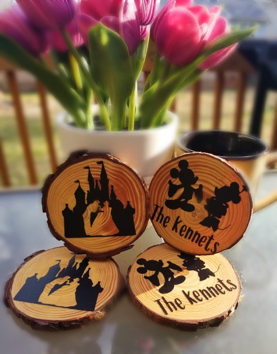 Disney Coasters Personalized Disney Disney Home Decor | Etsy