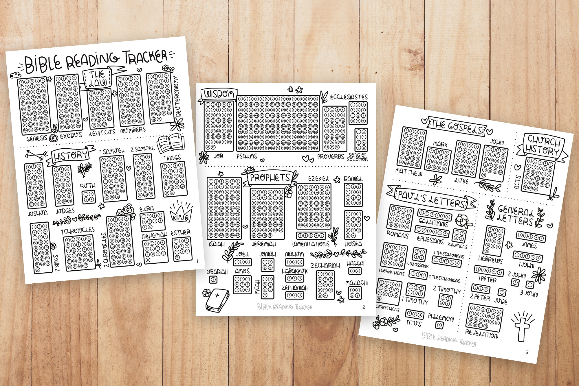 Bible Reading Tracker Coloring Page (printable PDF) - Etsy Canada