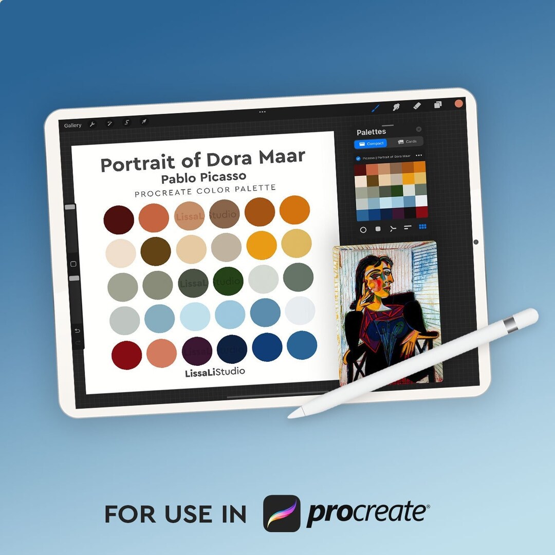 Pablo Picasso Procreate Color Palette - Etsy