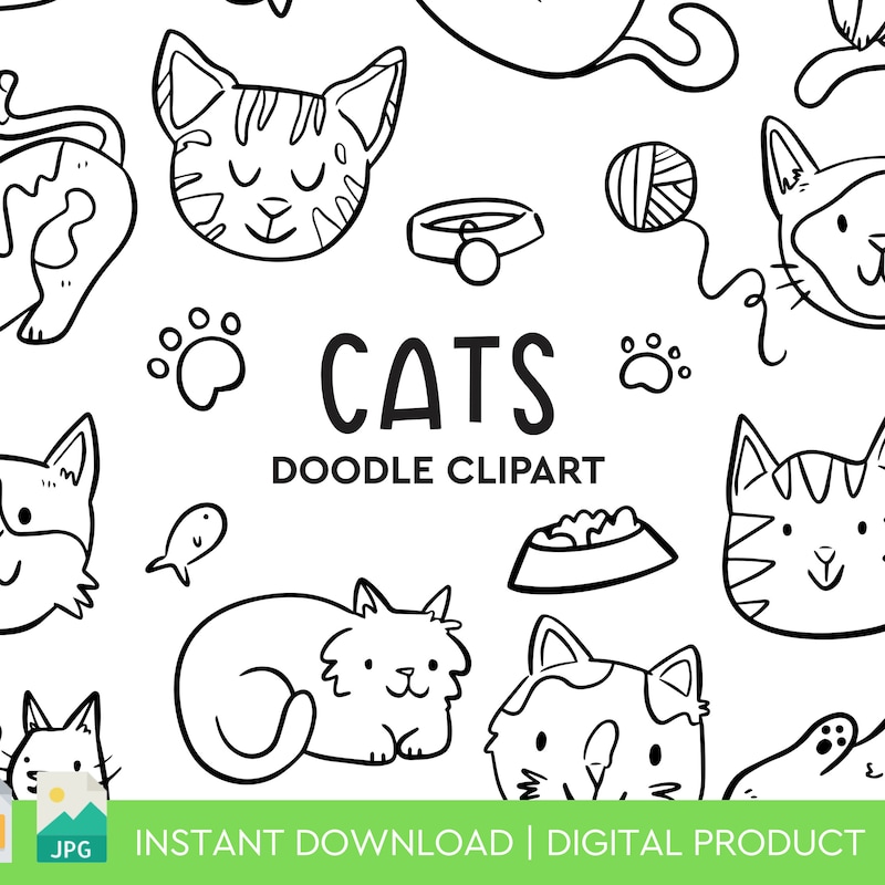 Cat Doodle - Etsy