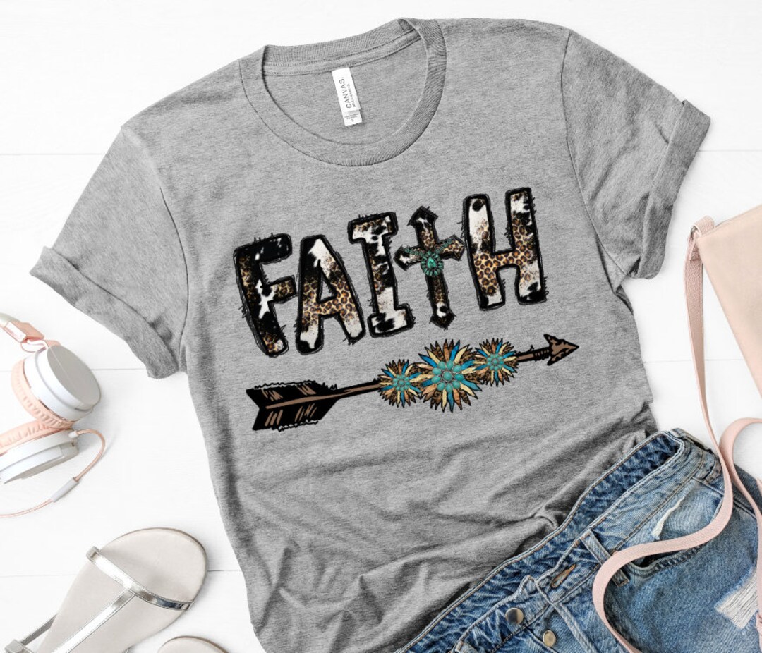 Western Faith HTV Transfer Western Faith Sublimation - Etsy