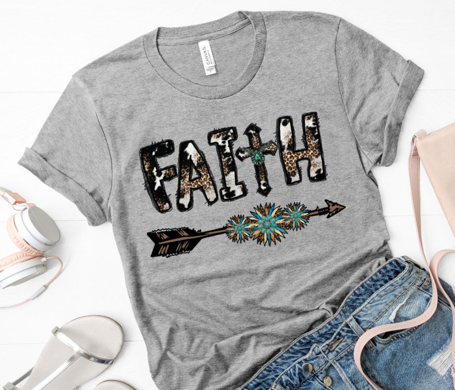 Western Faith HTV Transfer Western Faith Sublimation - Etsy