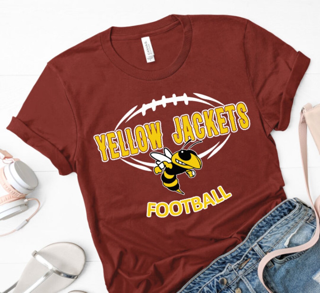Yellow Jackets Football Sublimation Design Sublimation PNG - Etsy