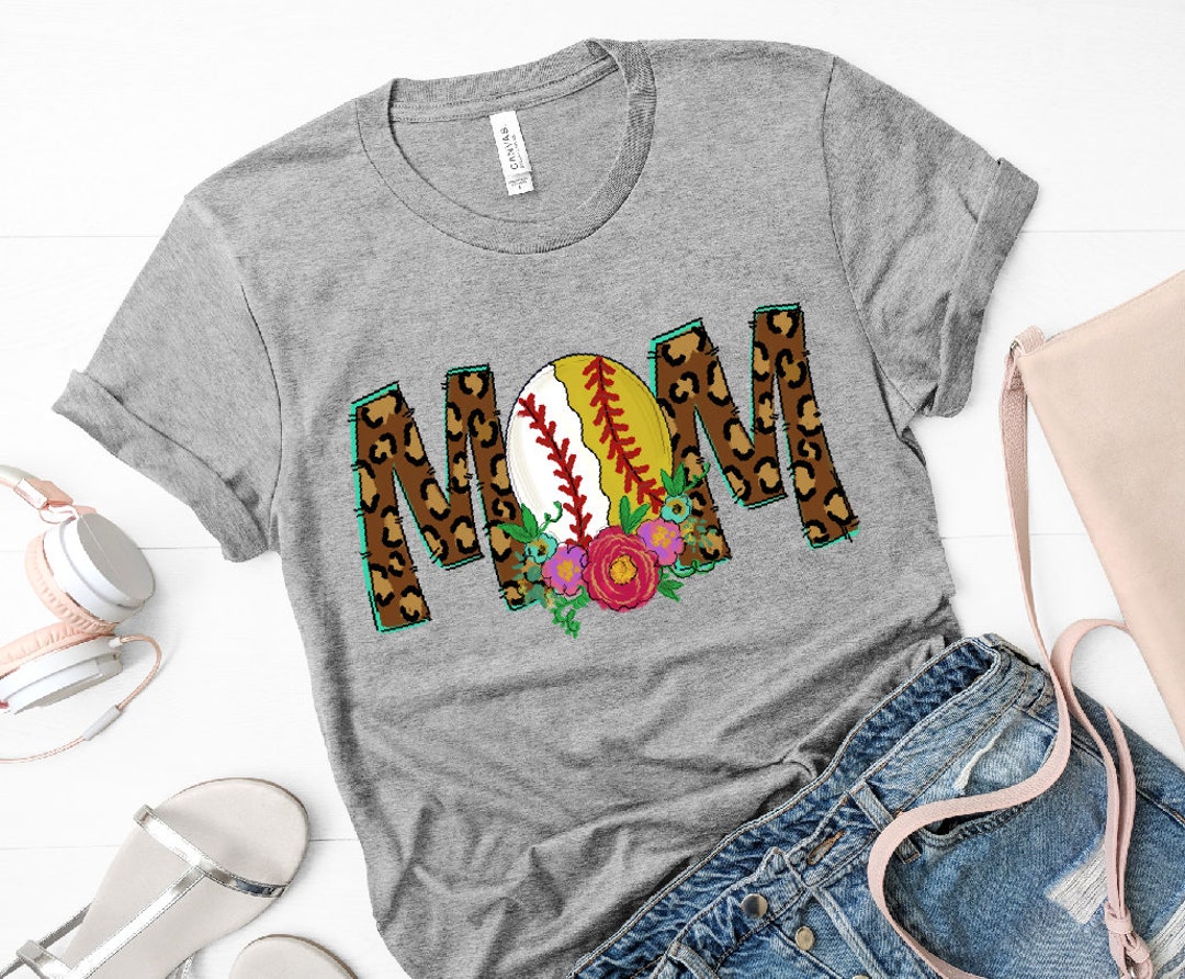 1/2 Baseball 1/2 Softball Mom HTV Transfer Half Baseball - Etsy