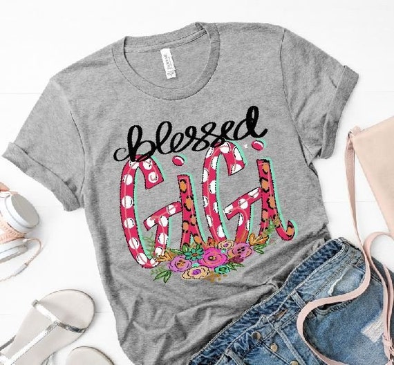 Blessed Gigi HTV Transfer or Sublimation Transfer Blessed Gigi | Etsy