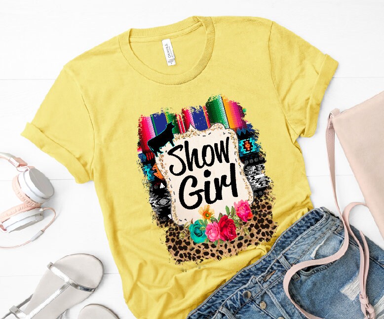 Show Girl Cow Aztec Serape Sublimation Design Show Cattle - Etsy