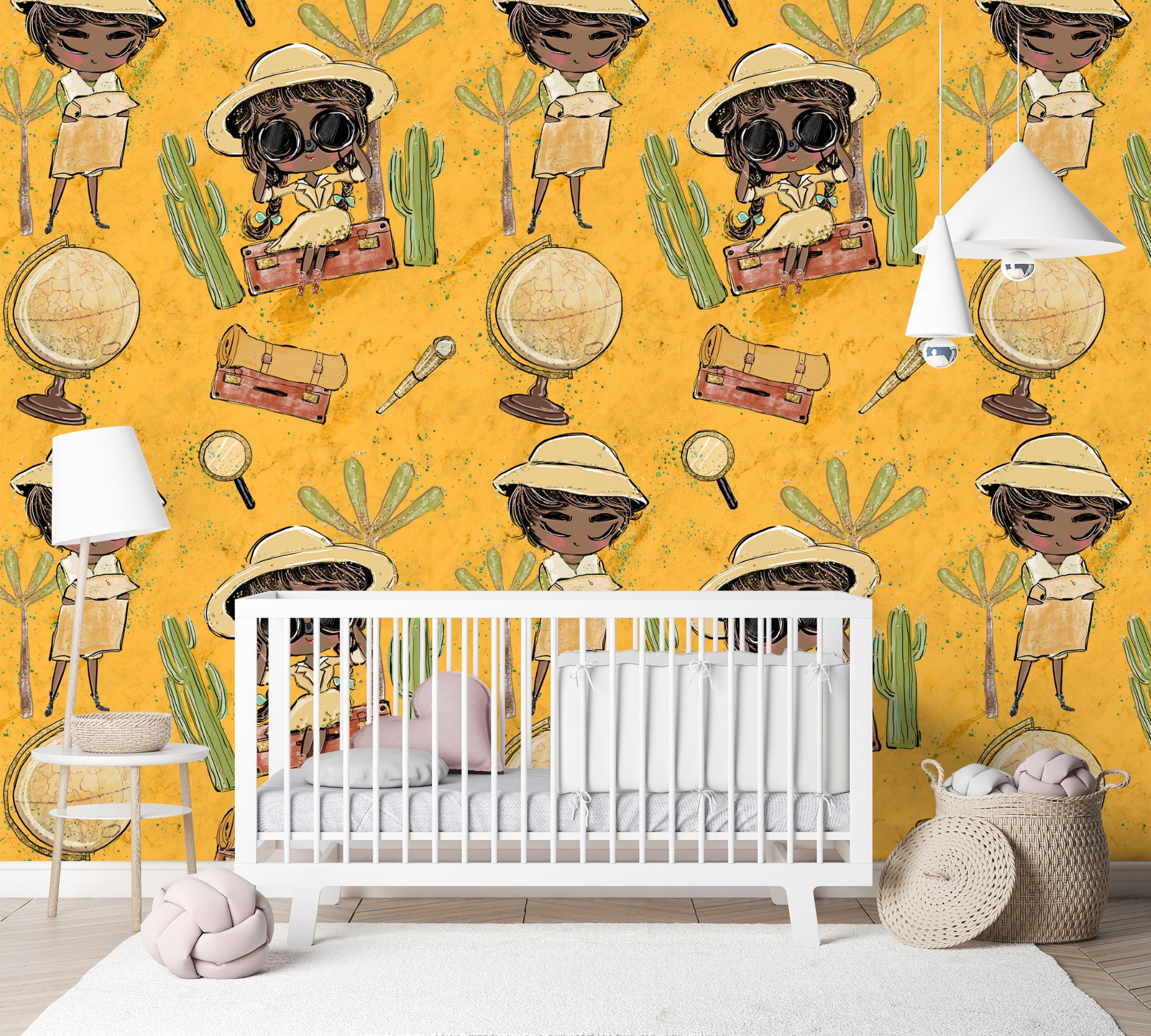 Scout Girl Wallpaper | Wall Mural | Peel and Stick Self Adhesive or ...