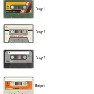Customizable Retro Casette Record Gift, Personalised Music Casette ...