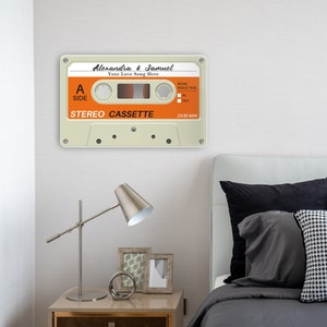 Customizable Retro Casette Record Gift, Personalised Music Casette ...