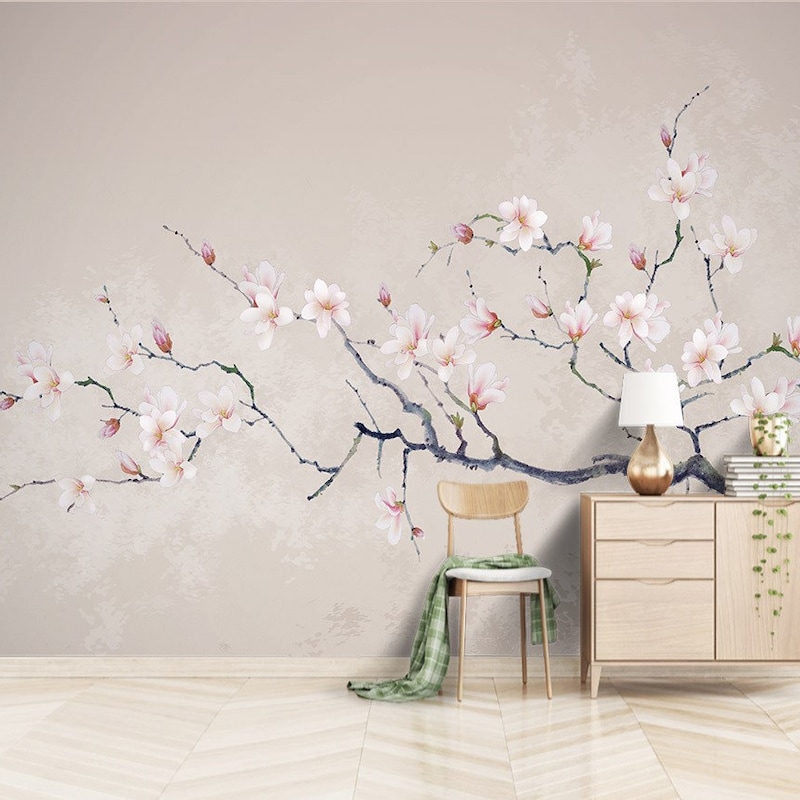 Magnolia Mural - Etsy
