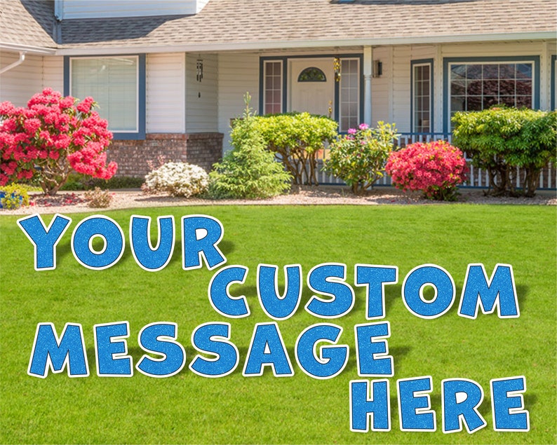 Build Your Own Sign Custom Yard Signs Outdoor Lawn - Etsy