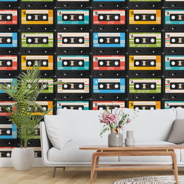 Retro Wall Mural - Etsy
